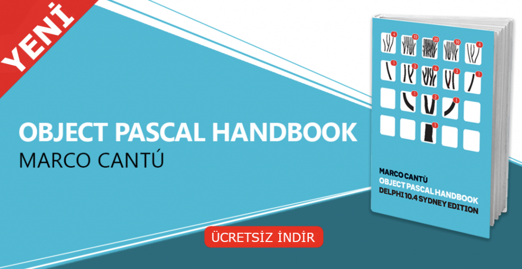 Object Pascal El Kitabı - Delphi 10.4 Sydney Edition Yayınlandı! - BTG e-Mağazası - Embarcardero ...
